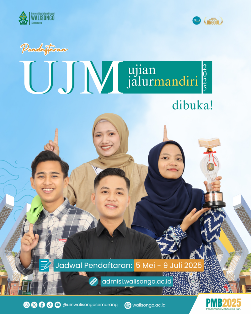 UIN Walisongo Buka Pendaftaran Mahasiswa Baru Jalur Mandiri 2025, Tersedia 446 Kuota untuk 52 ...